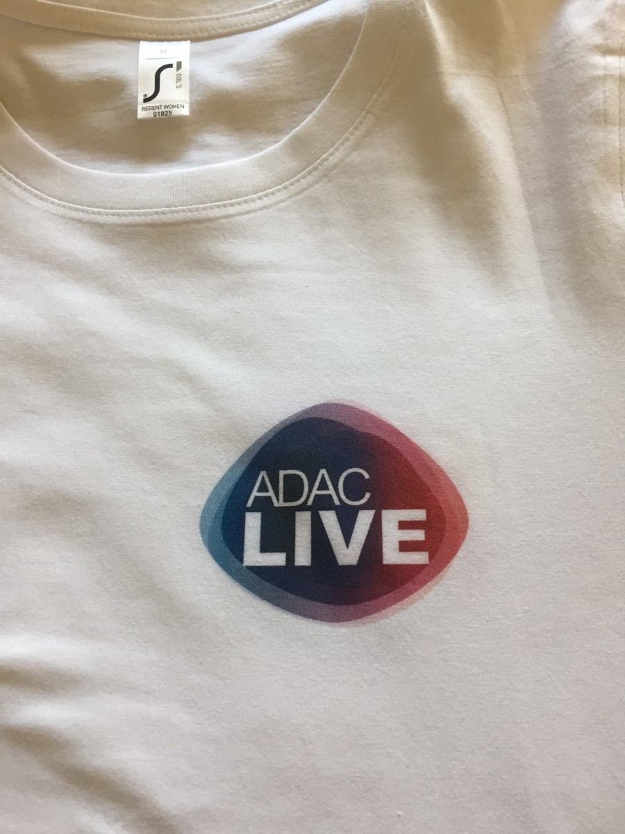 Tee shirt Personnalisé en Numérique pour l'Association ADAC Live ...