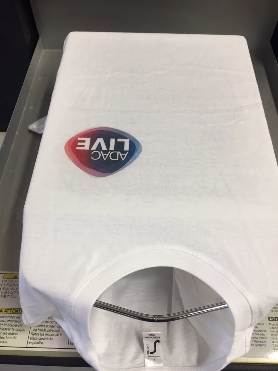 Tee shirt Personnalisé en Numérique pour l'Association ADAC Live ...